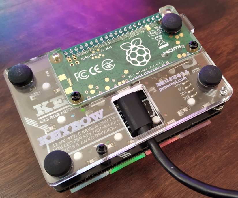 Pimoroni Keybow powered by a Raspberry Pi Zero WH Review